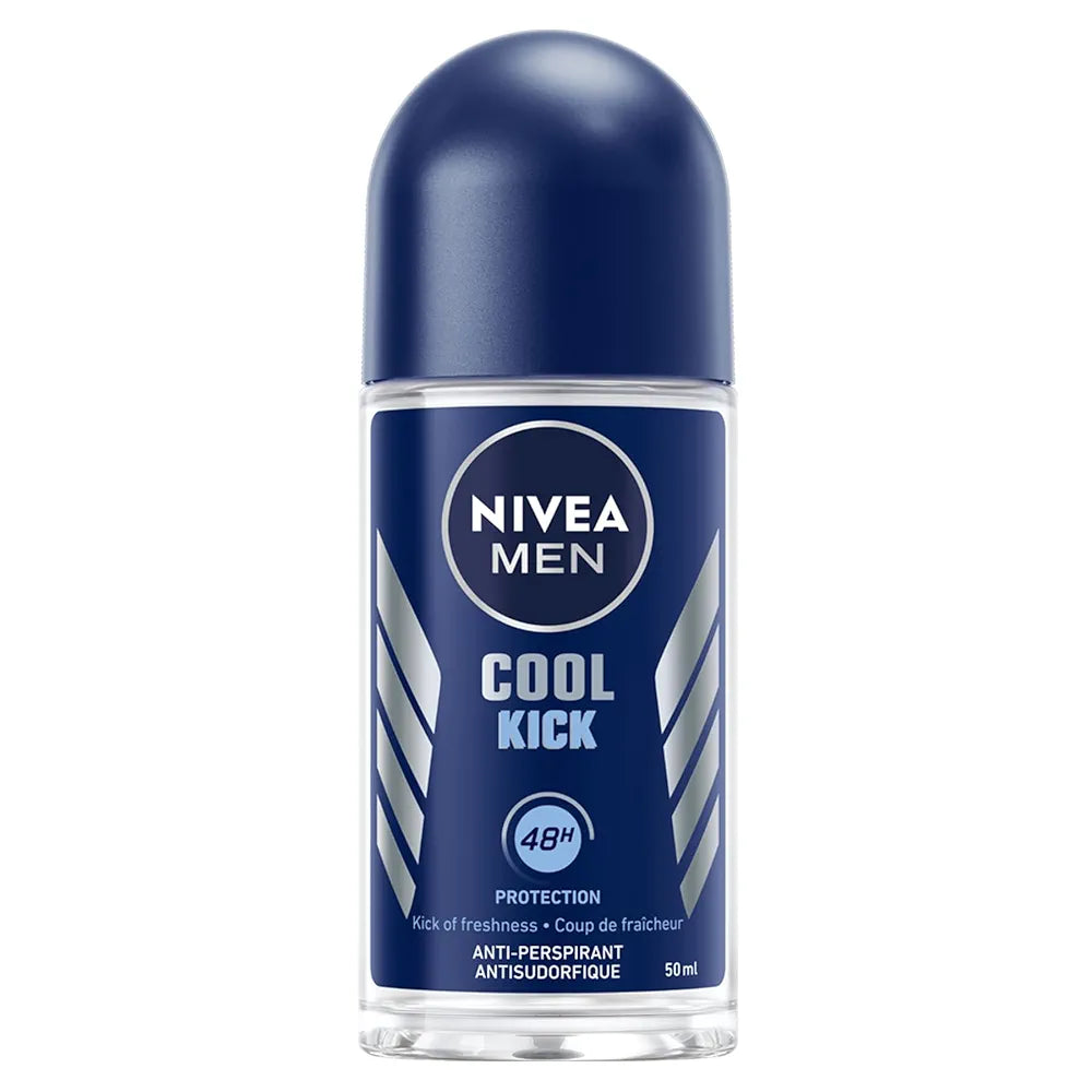 NIVEA MEN Deodorant Cool Kick Roll-On Antiperspirant 48h 50 ml